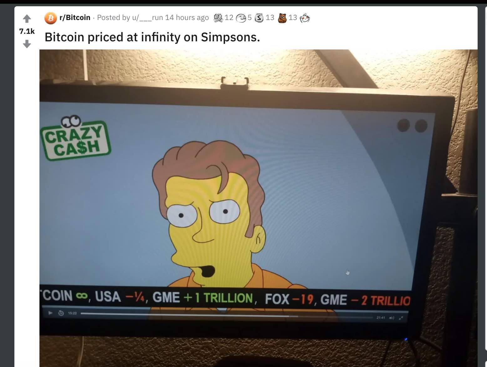 Nuevo episodio de los Simpsons muestra a Bitcoin con un precio que sube ...